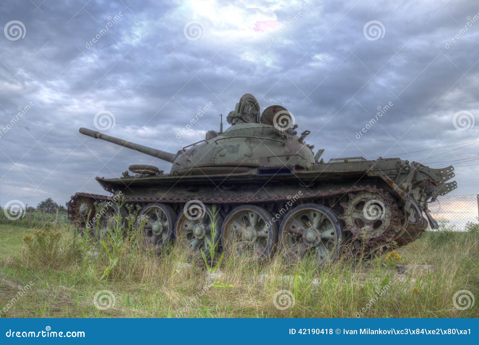 Old Tank stock photo. Image of destroy, defense, heavy - 42190418