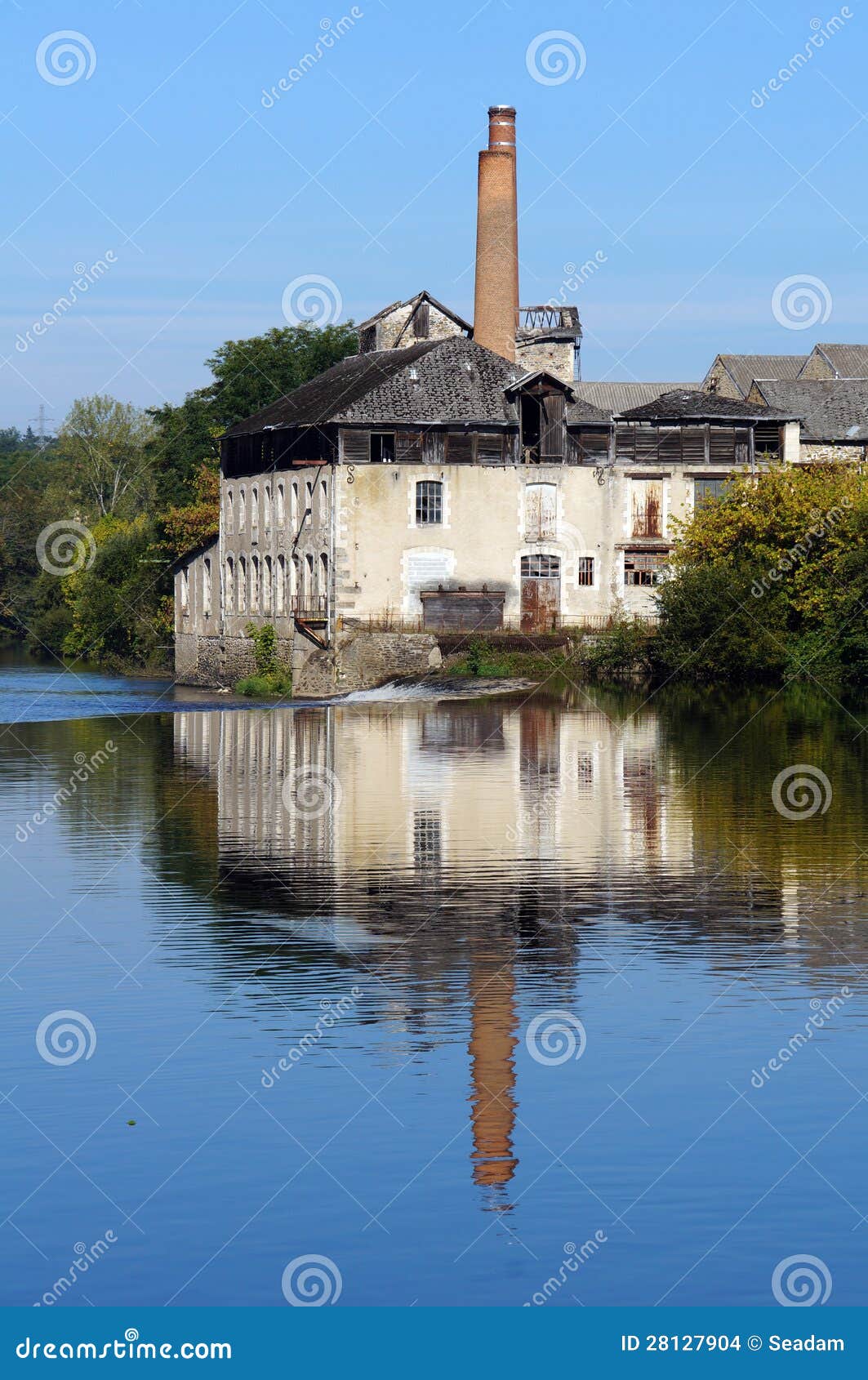 Old Tannery Along the Vienne River in Limousin Stock Photo - Image of ...