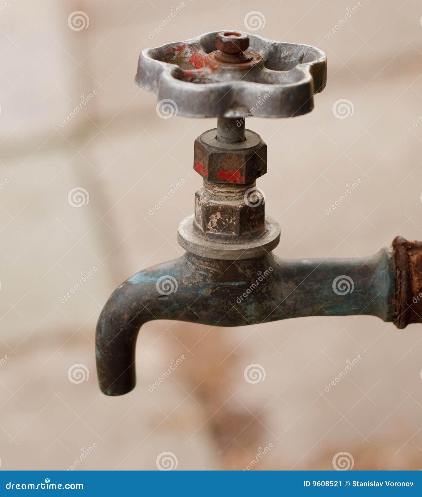Old tap stock image. Image of liquid, brass, single, antique - 9608521