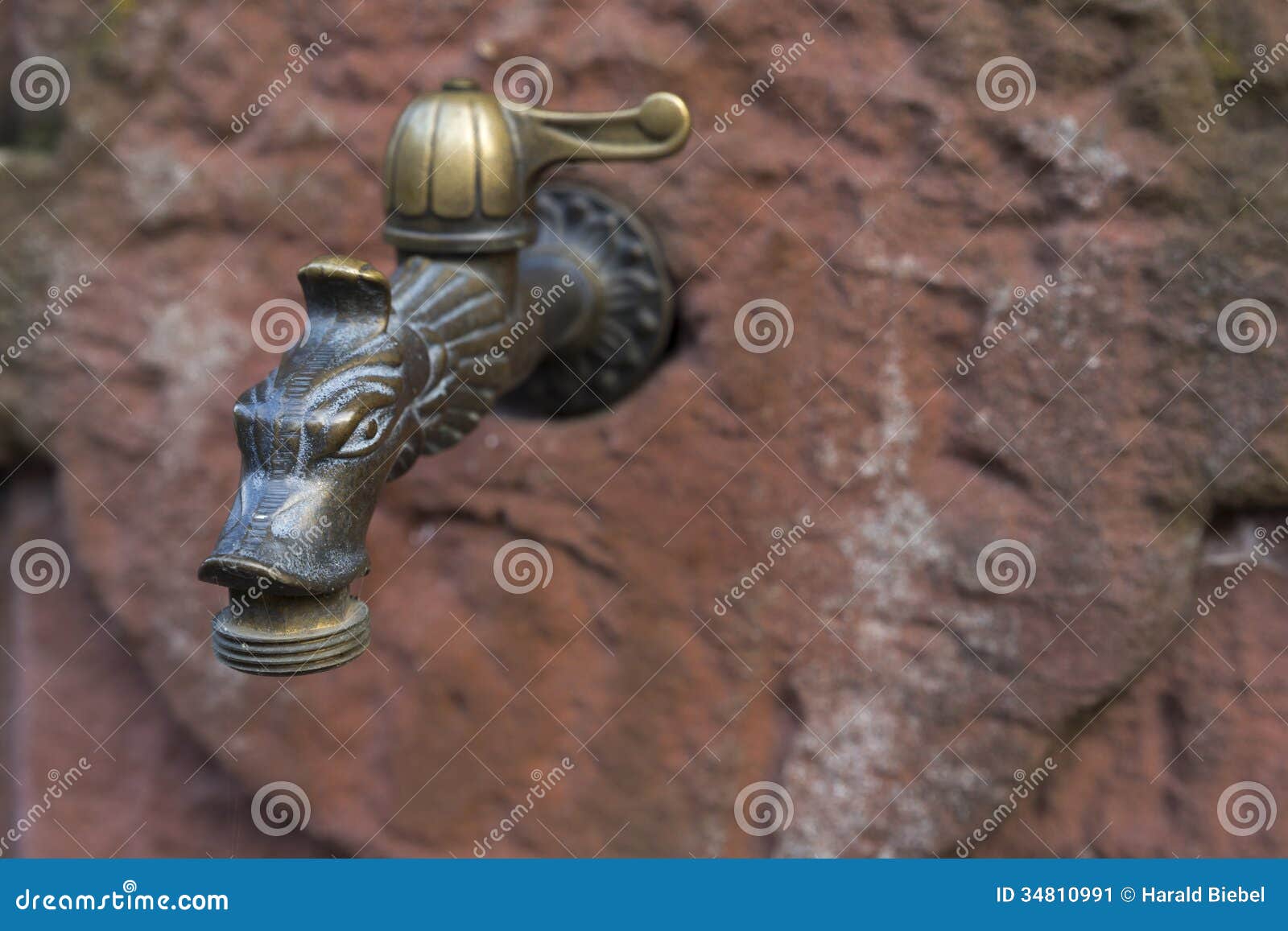 Old tap stock image. Image of aged, yellow, environment - 34810991