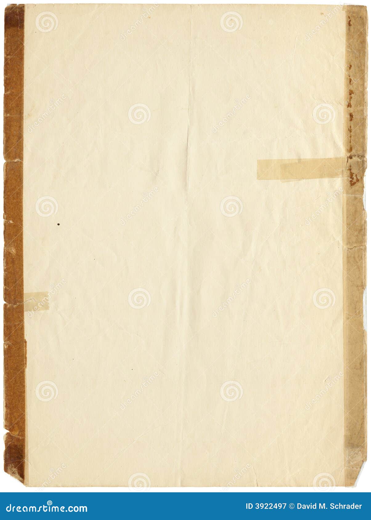 Old Taped Paper stock image. Image of obsolete, history - 3922497