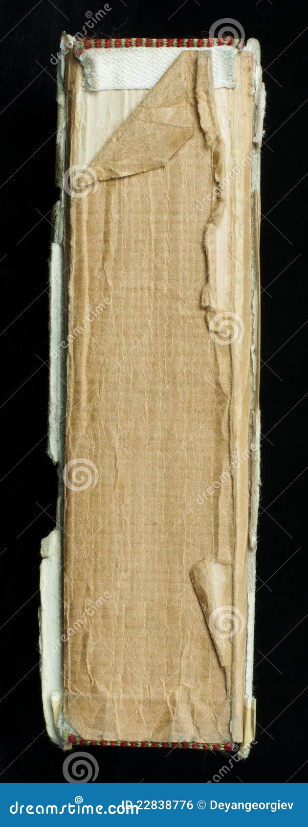 Old Tattered Book On A Wooden Table. Reading By Candlelight. Vintage ...
