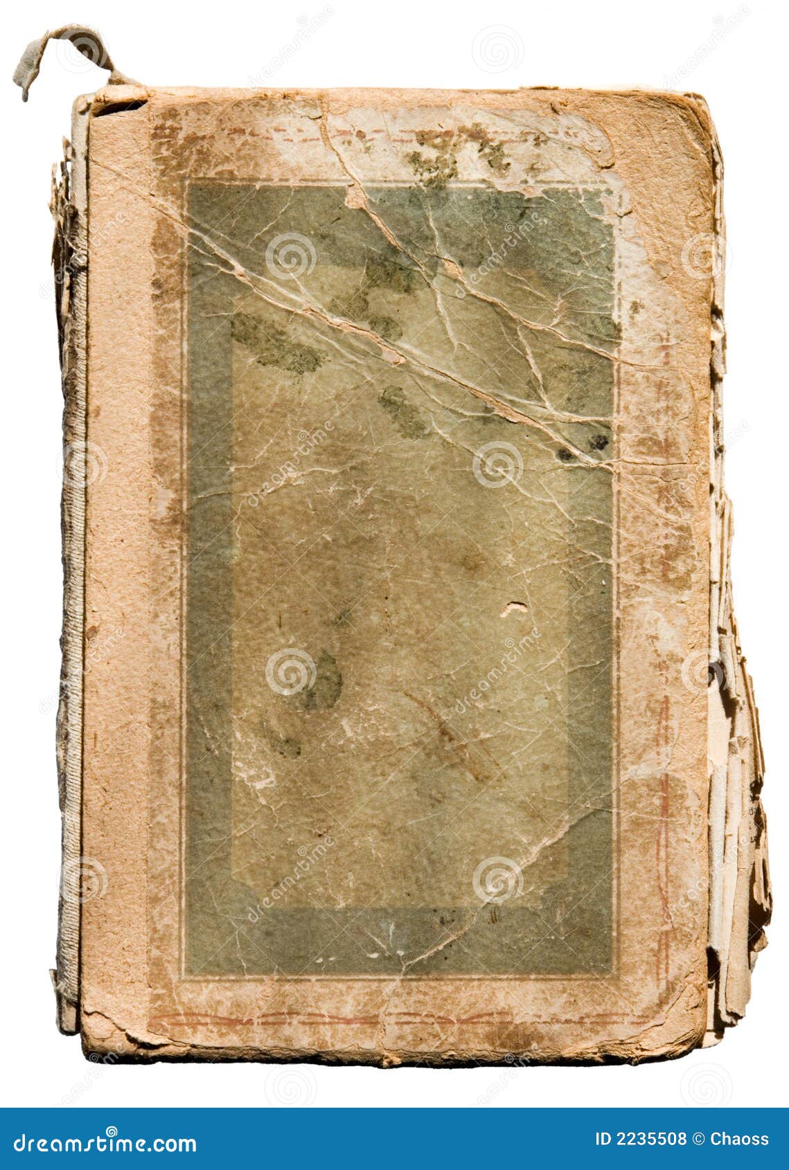 Old tattered book on white stock photo. Image of brown - 2235508