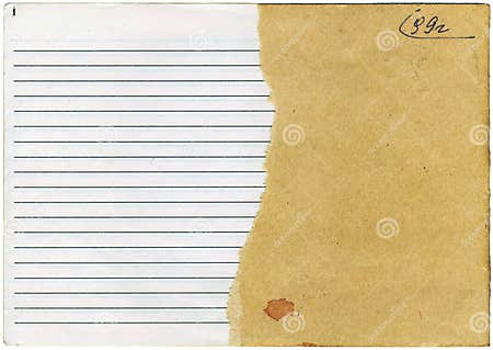 Old tattered notebook stock photo. Image of canvas, color - 10634178