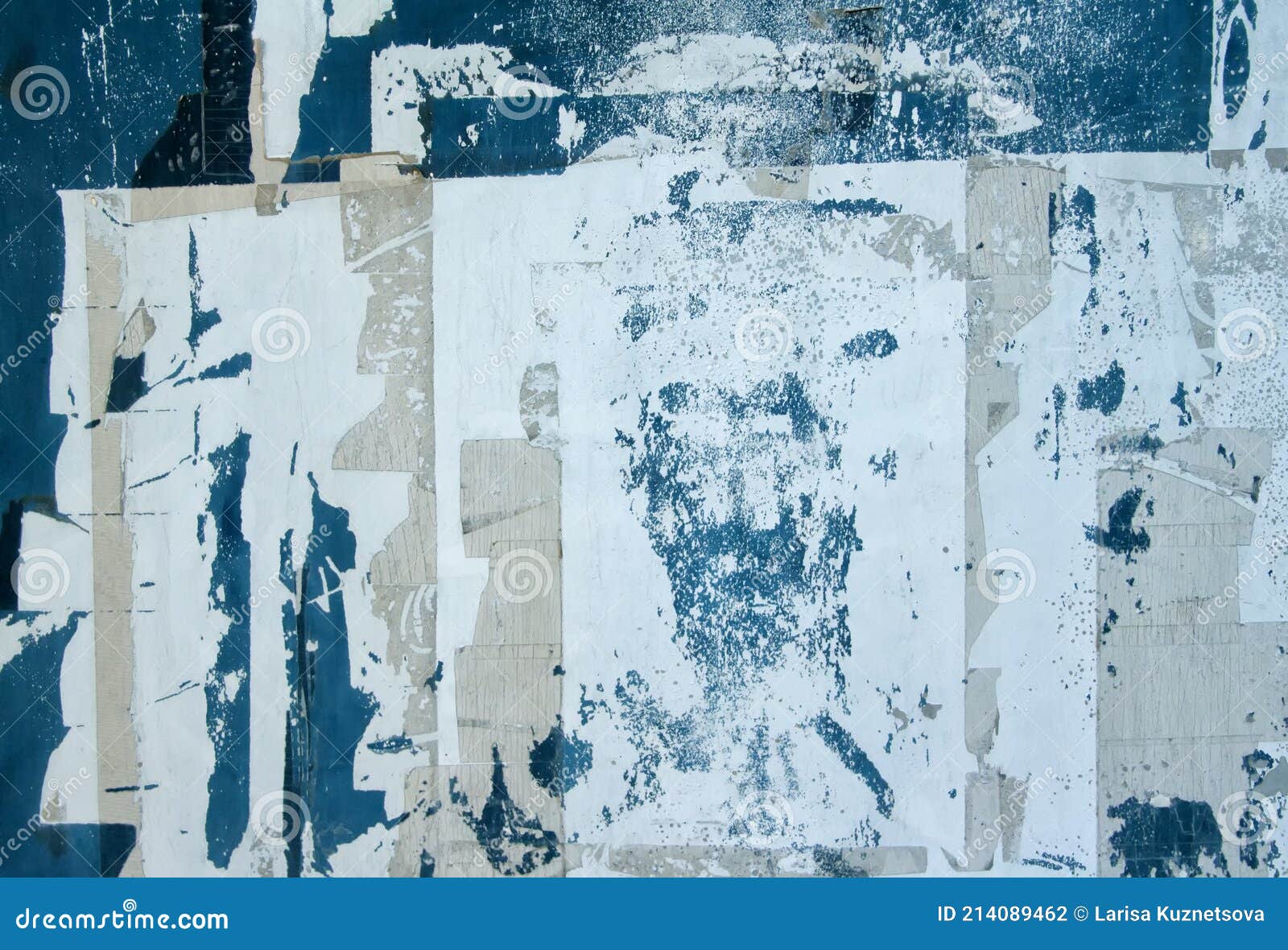 Old tattered posters stock photo. Image of advertise - 214089462