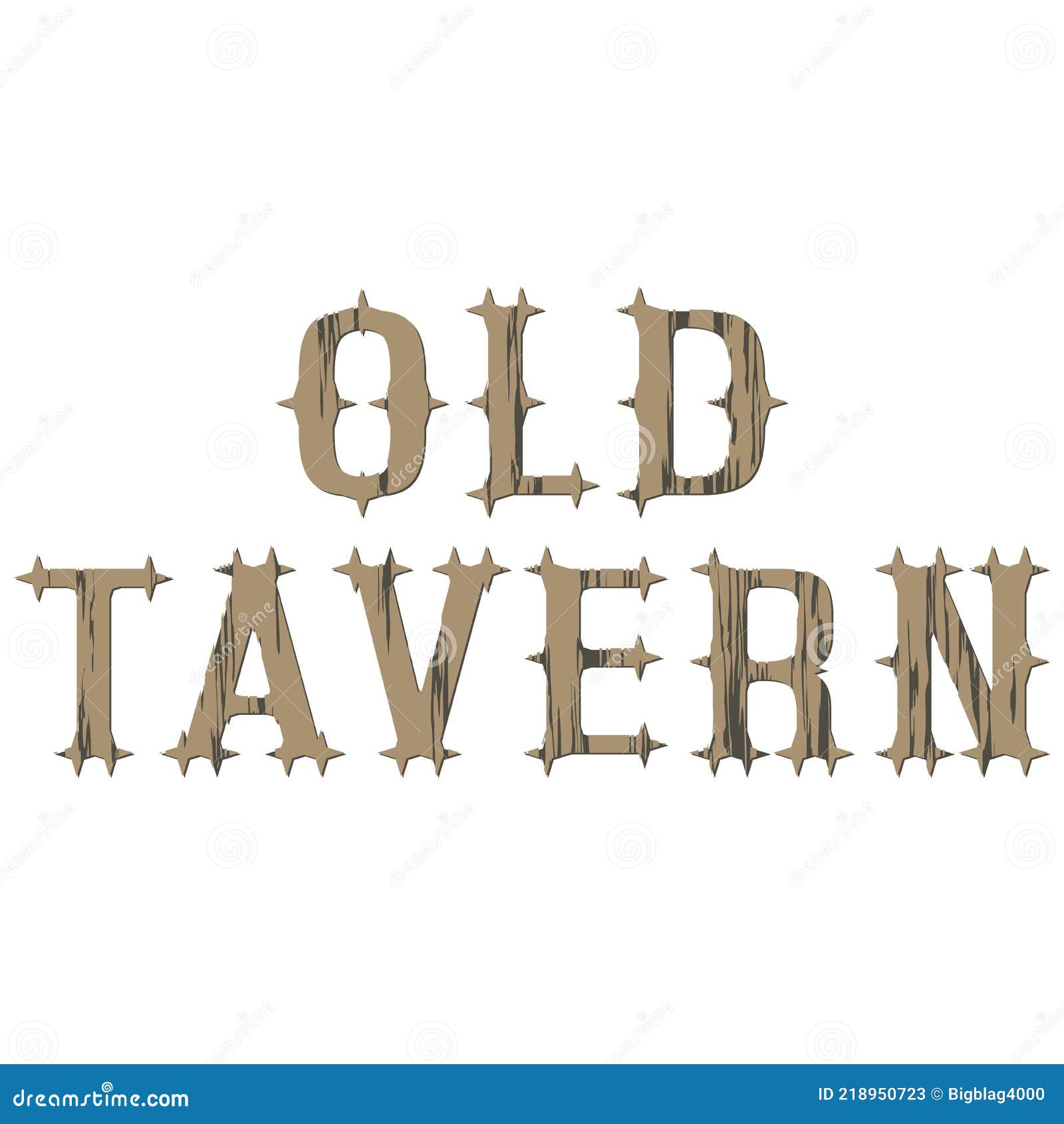 Old Tavern.Vector Logo Template Illustration. Stock Vector ...