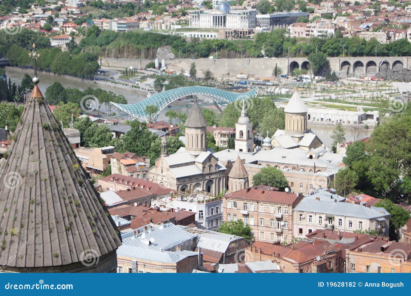 Old Tbilisi churches stock photo. Image of fall, religion - 19628182