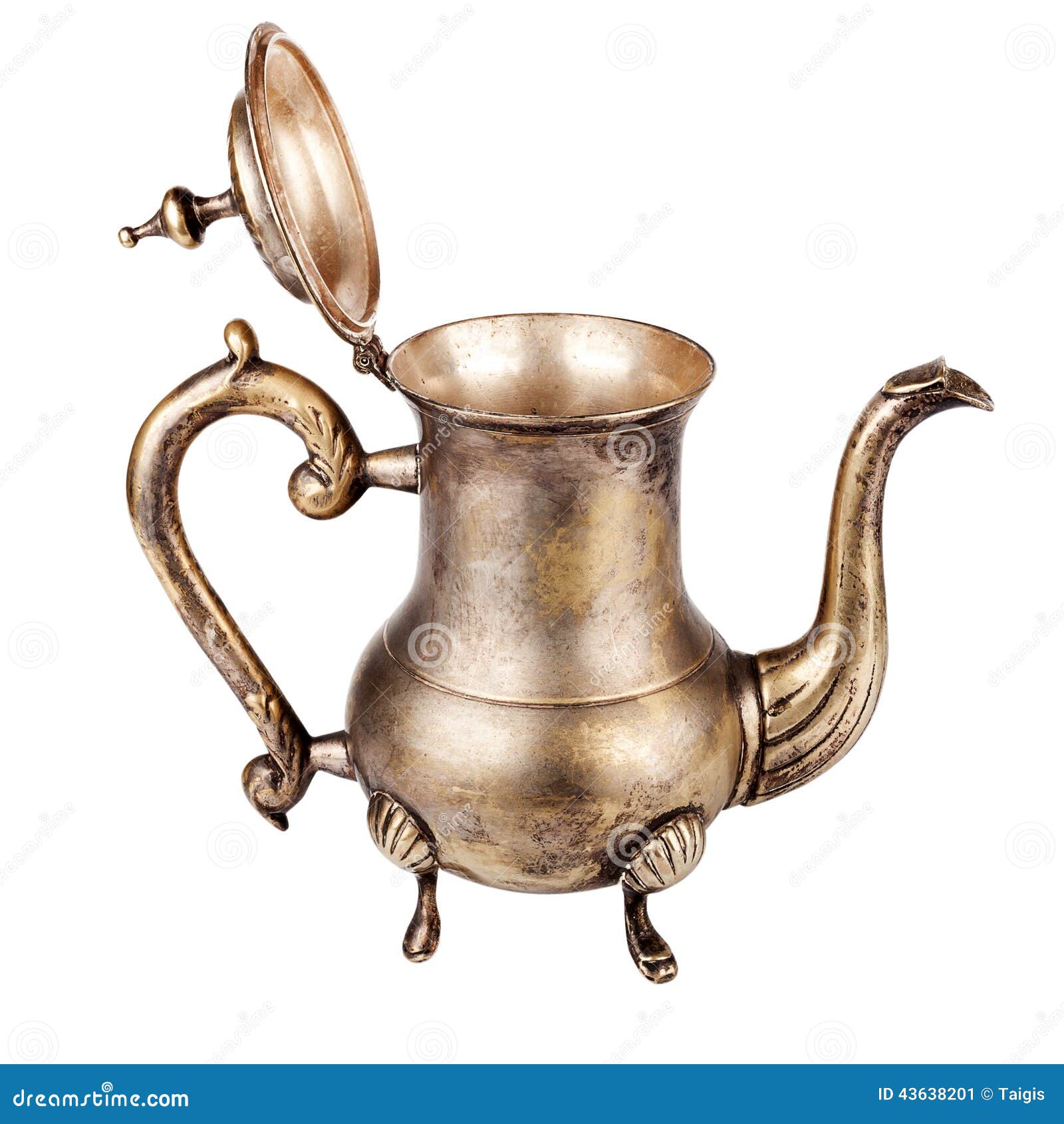 Old teapot stock image. Image of craft, beverage, background - 43638201