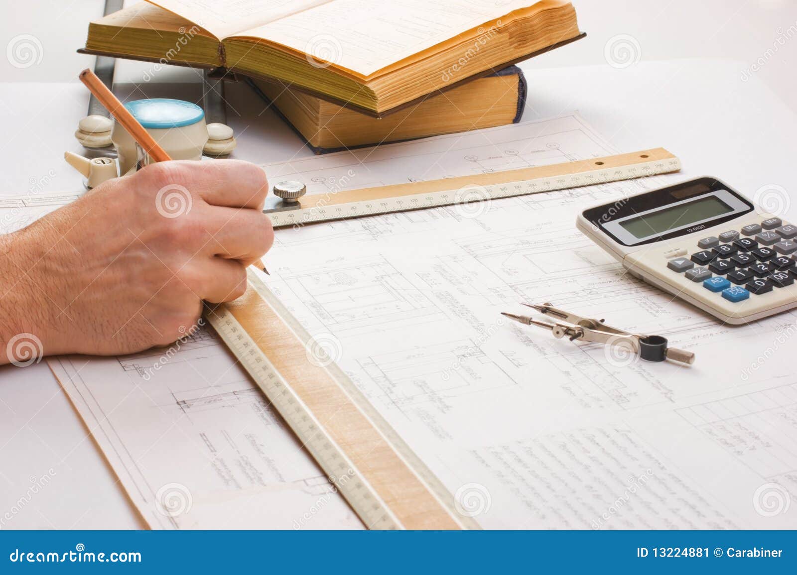 Old Technical Drawings Royalty-Free Stock Photography | CartoonDealer ...
