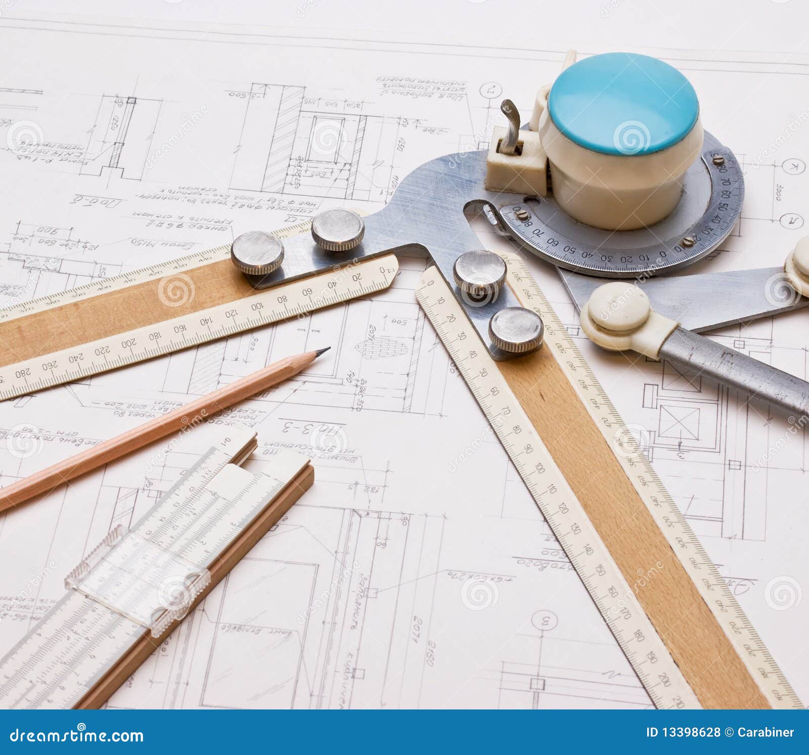 Old technical drawings stock photo. Image of measurement - 13398628