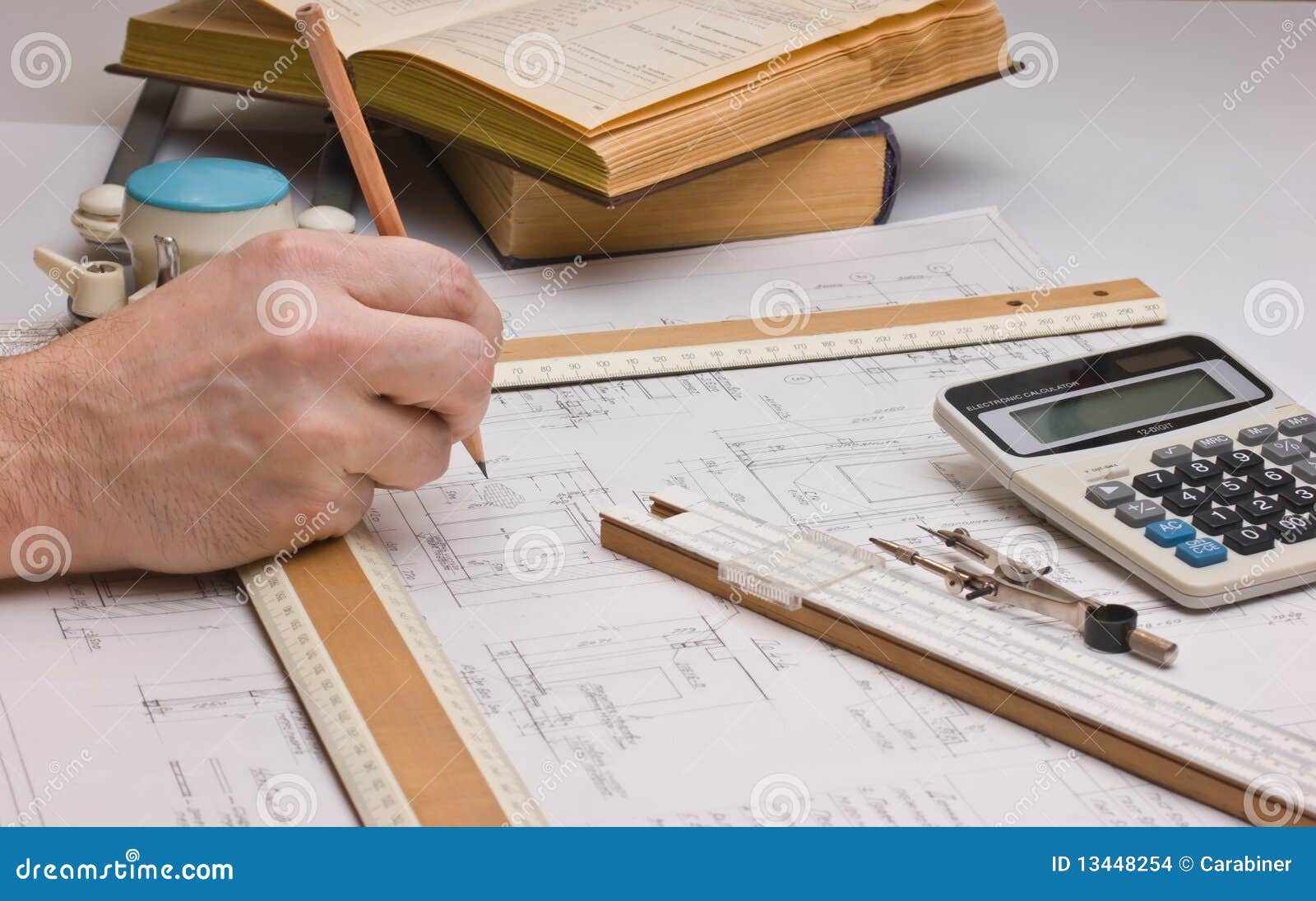 Old Technical Drawings Royalty-Free Stock Image | CartoonDealer.com ...