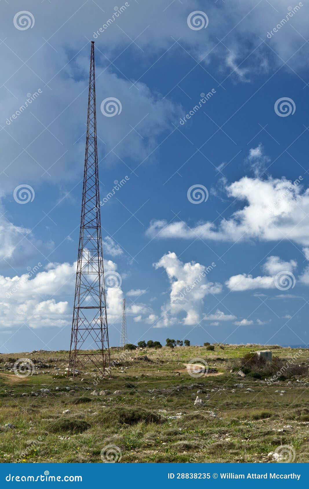 Old Telecommunications Tower Stock Image - Image of nature, malta: 28838235