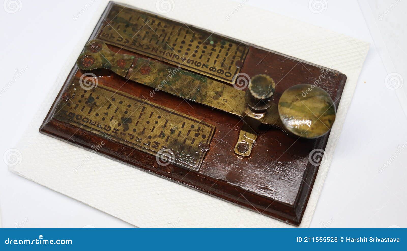 An Old Telegram Used for Communications during Earth 20th Century Using ...