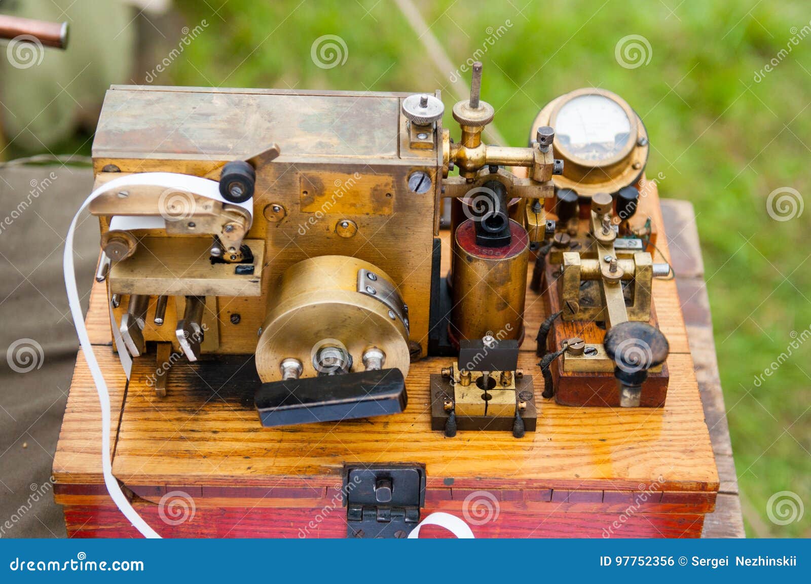 Old telegraph stock photo. Image of telegraphic, receiver - 97752356