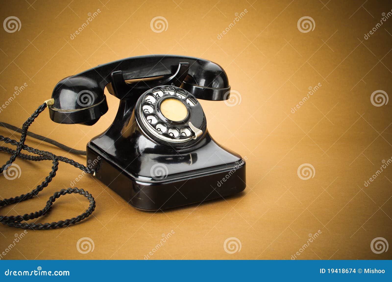 Old telephone stock photo. Image of telecommunication - 19418674