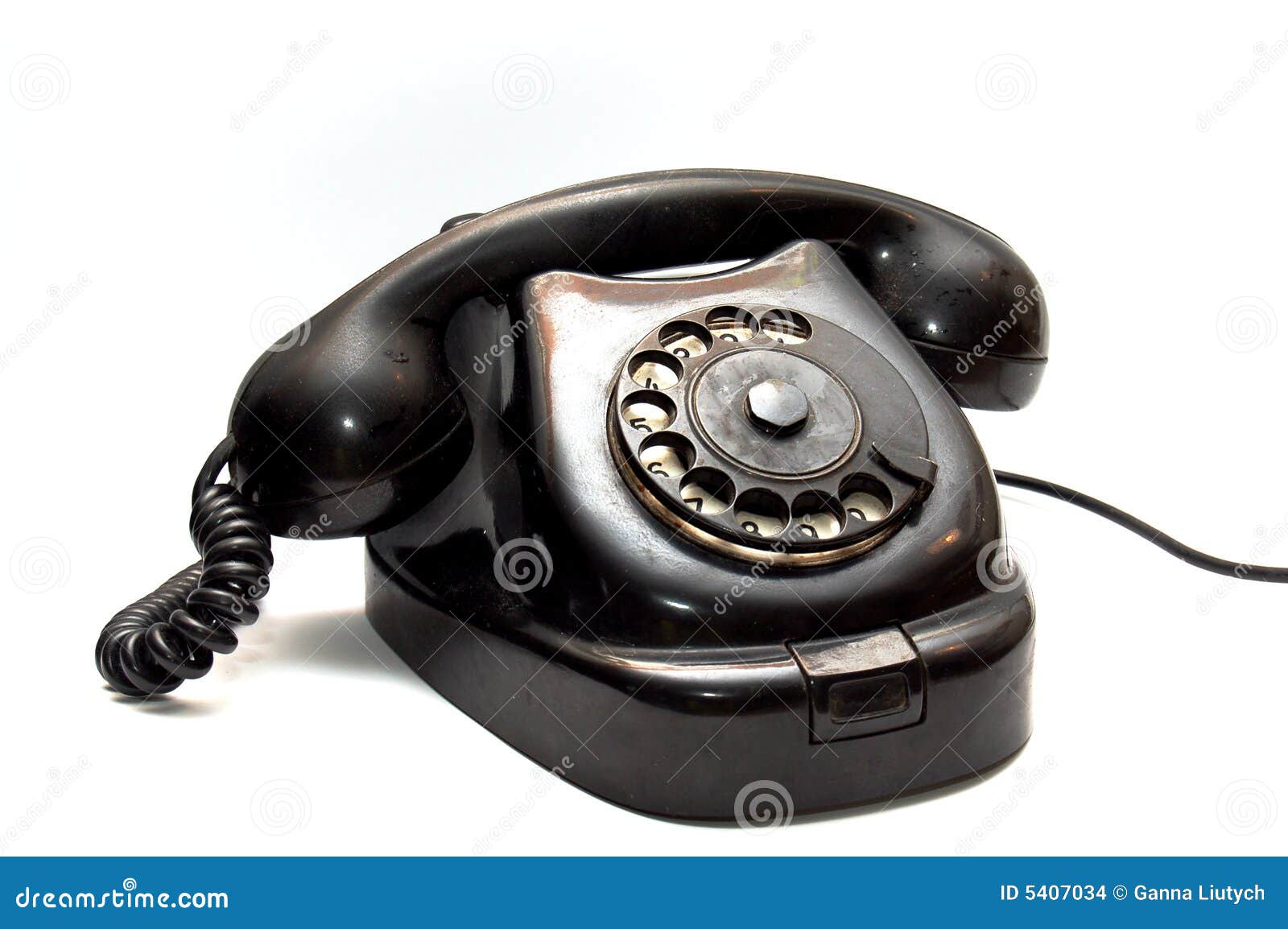 Old telephone stock photo. Image of isolated, number, telephone - 5407034