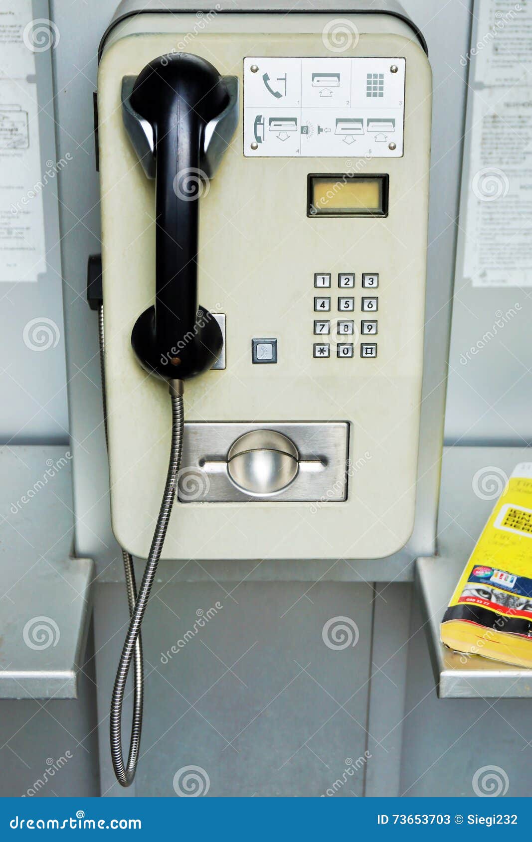 Old Telephone Box Stock Photos - Royalty Free Stock Images