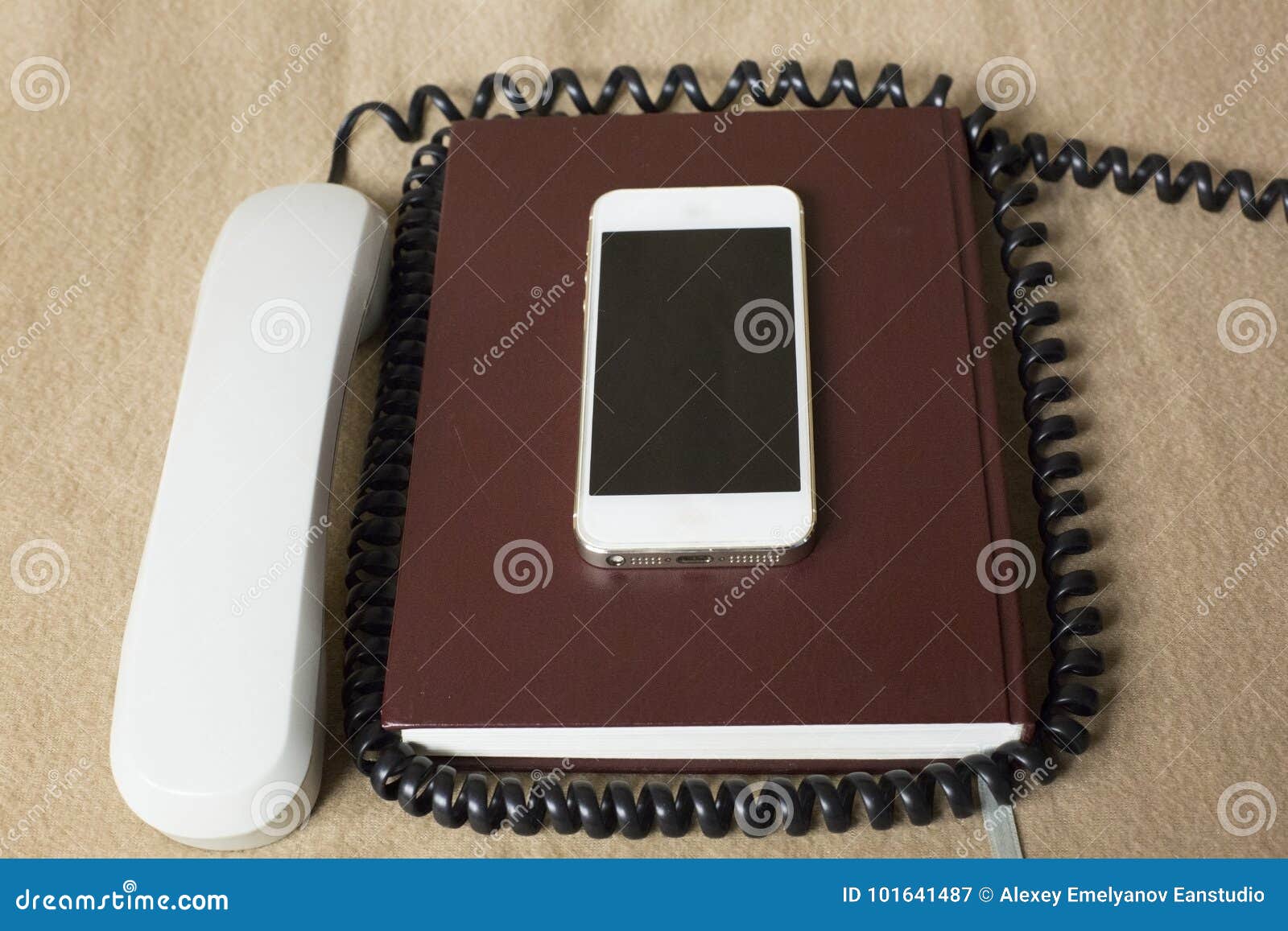 Phones old and modern stock image. Image of wireless - 101641487
