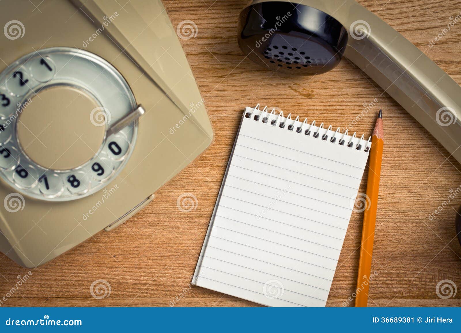 Old Telephone with Notebook Stock Image - Image of device, contact ...