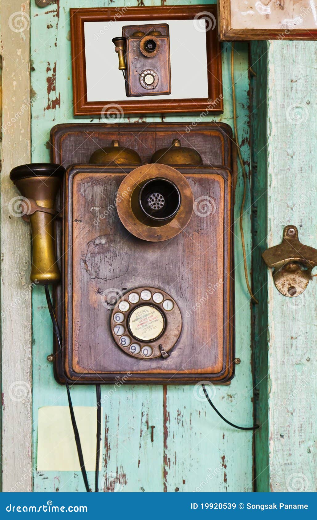 An old telephone vintage stock image. Image of business - 19920539