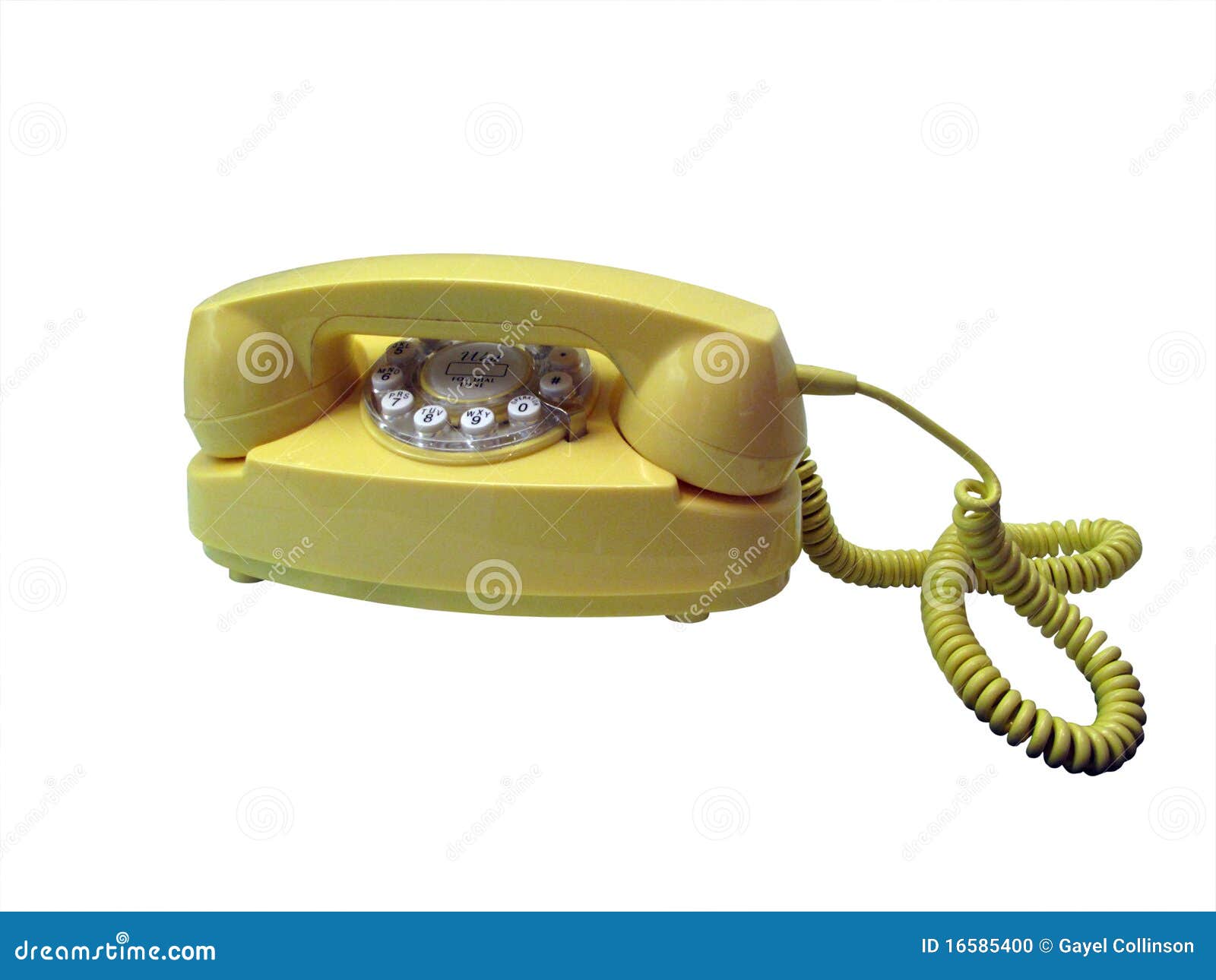 Old telephone yellow stock photo. Image of home, phone - 16585400