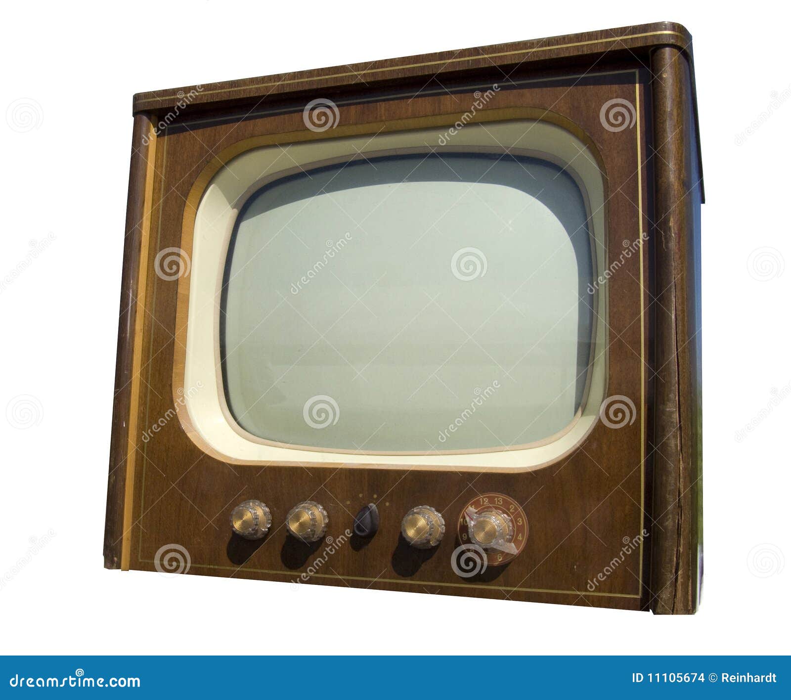 Old television set stock photo. Image of show, projector - 11105674