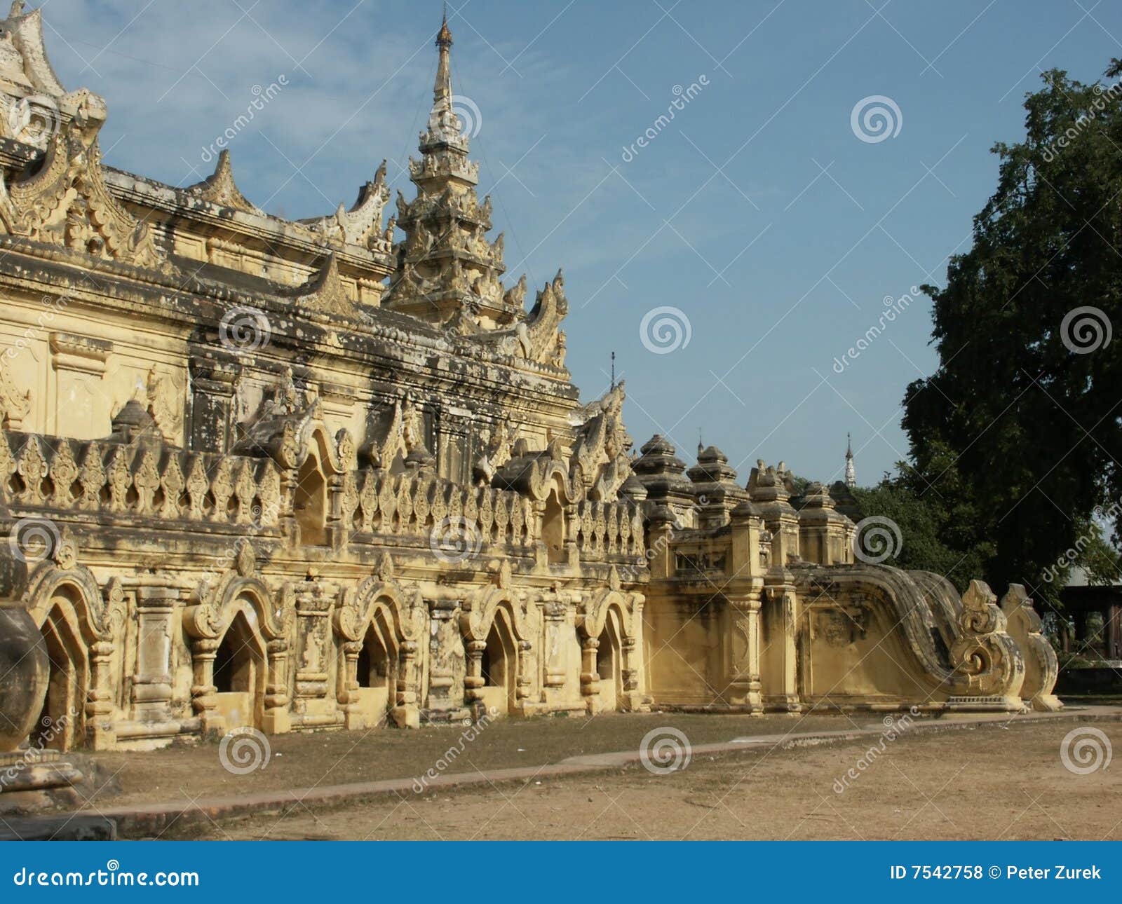 Old temple stock photo. Image of temple, forlorn, buddhism - 7542758