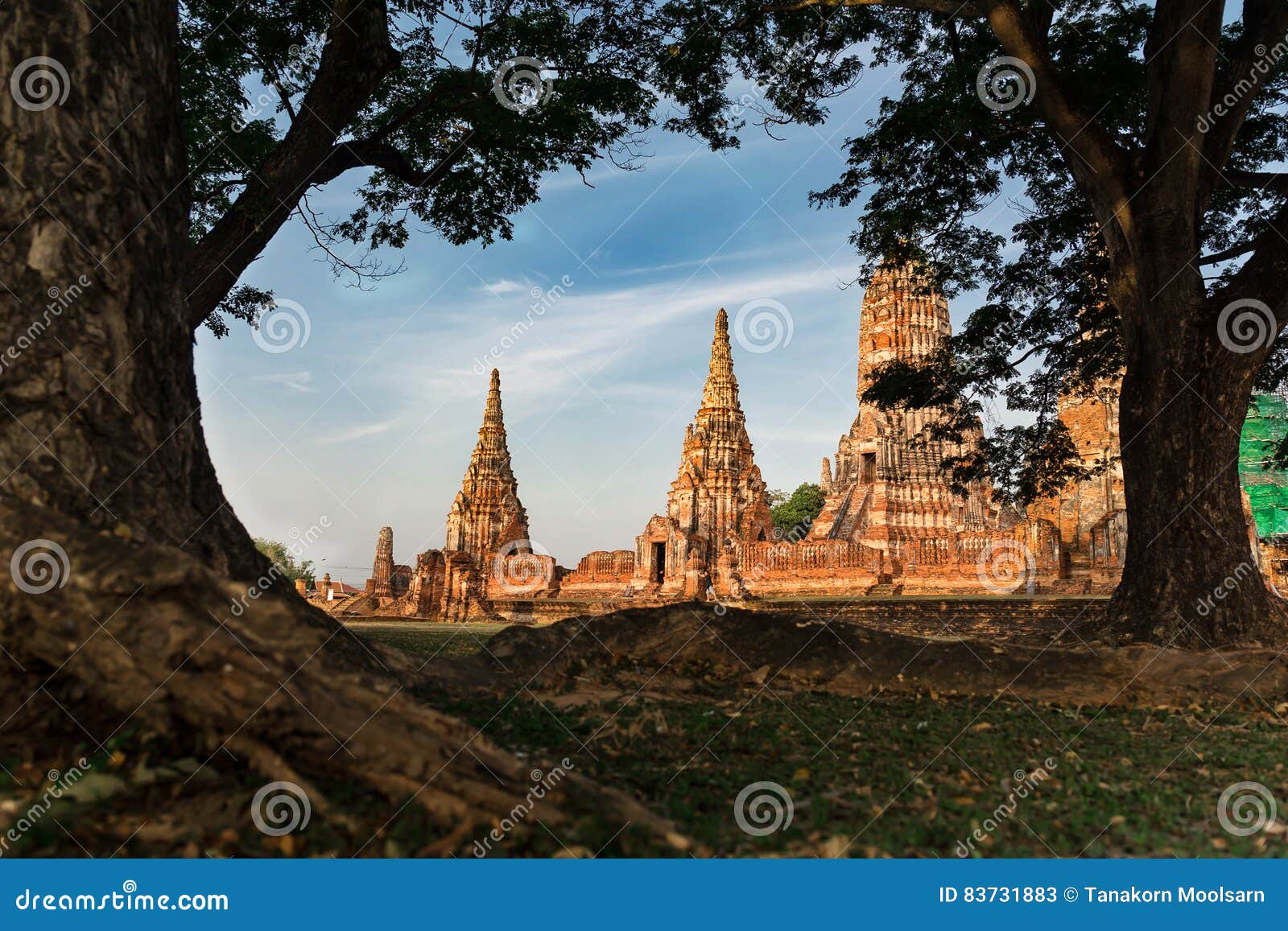 Old temple background stock image. Image of thailand - 83731883