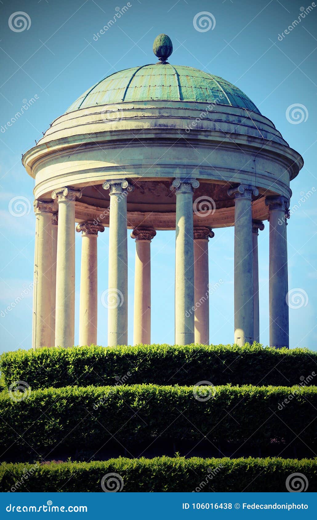 Old Temple with Dome with Vintage Effect Stock Photo - Image of ...