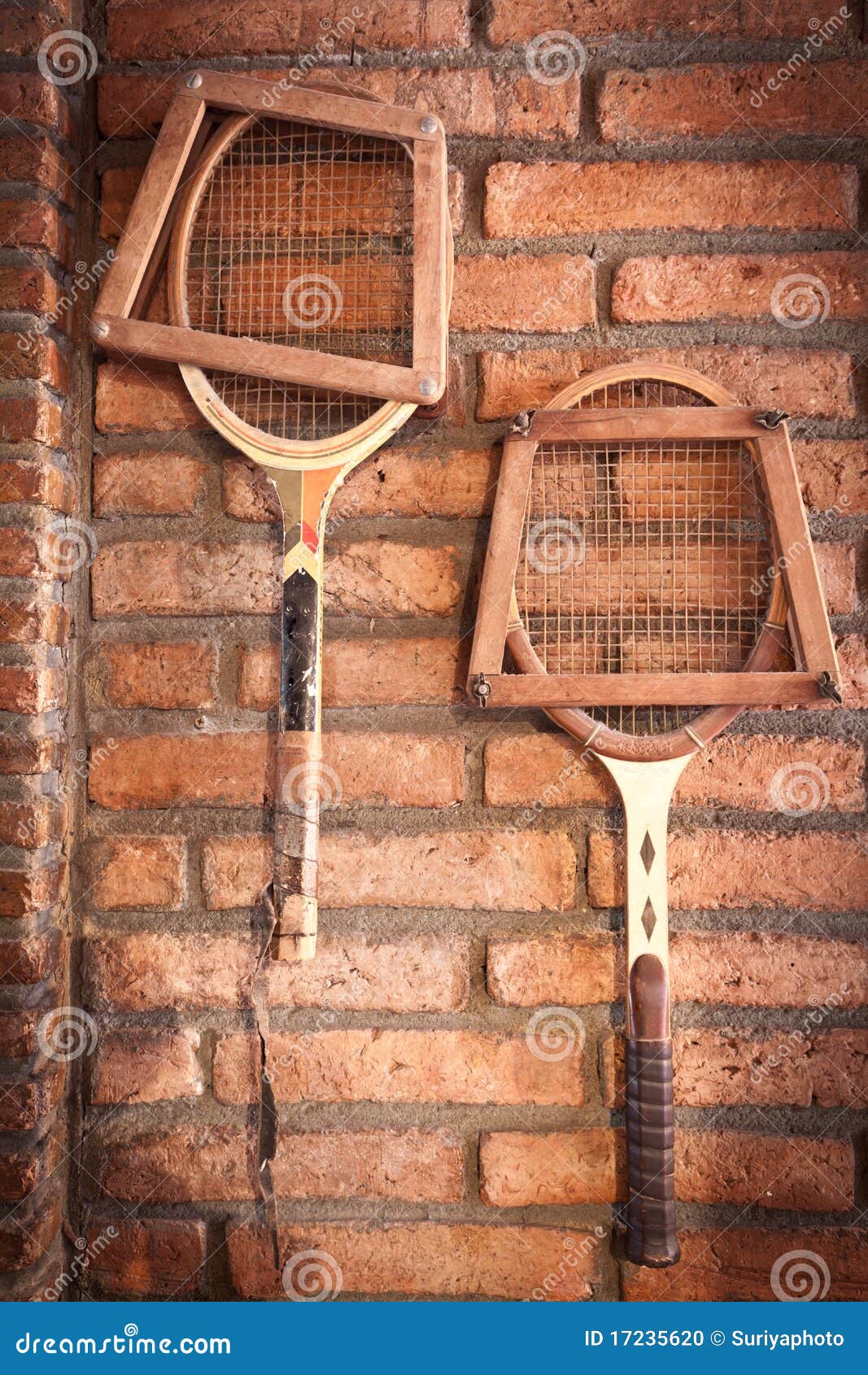 Old tennis racket stock photo. Image of design, blank - 17235620