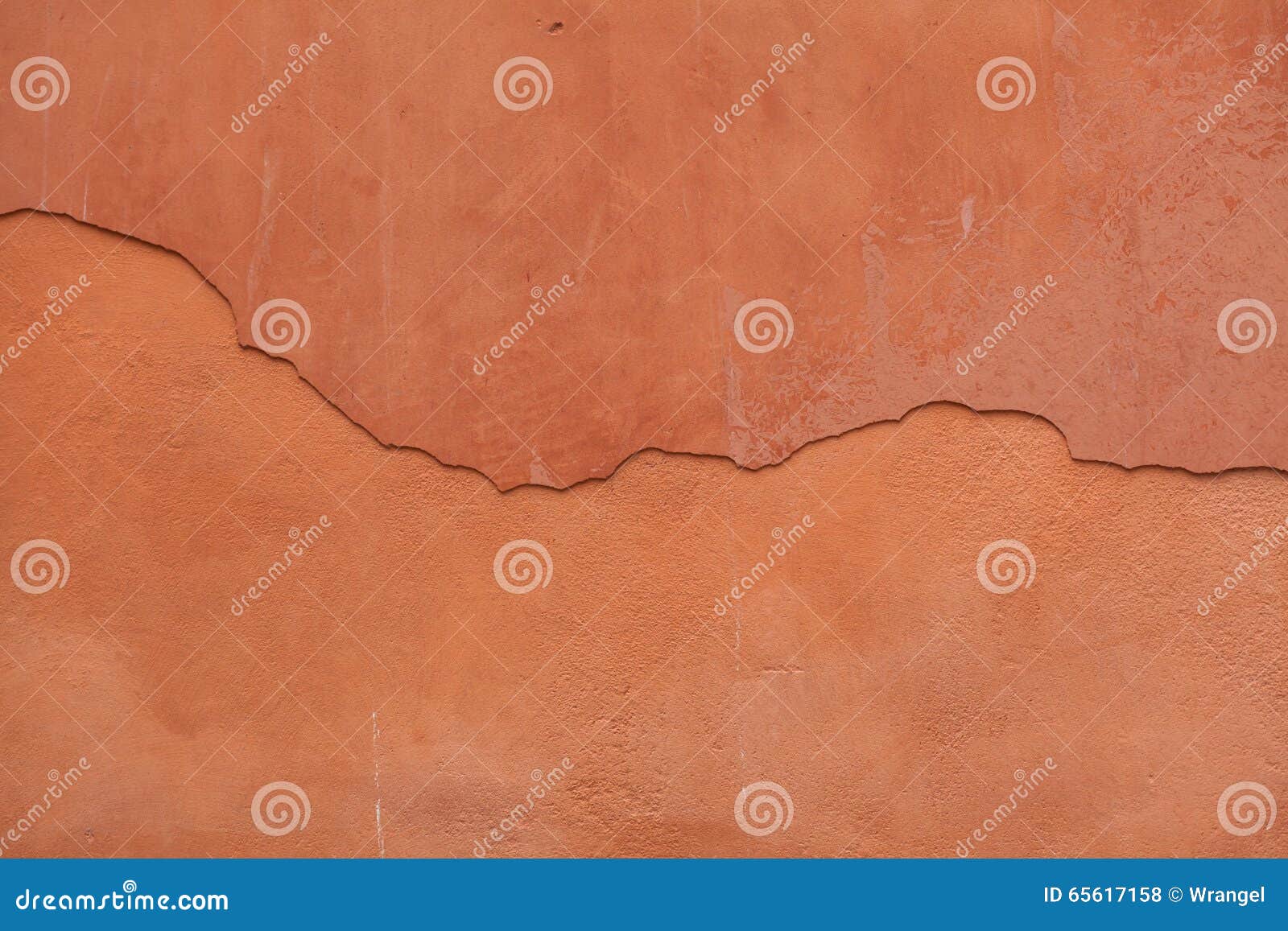 Terracotta Painted Stucco Wall. Background Texture Royalty-Free Stock ...