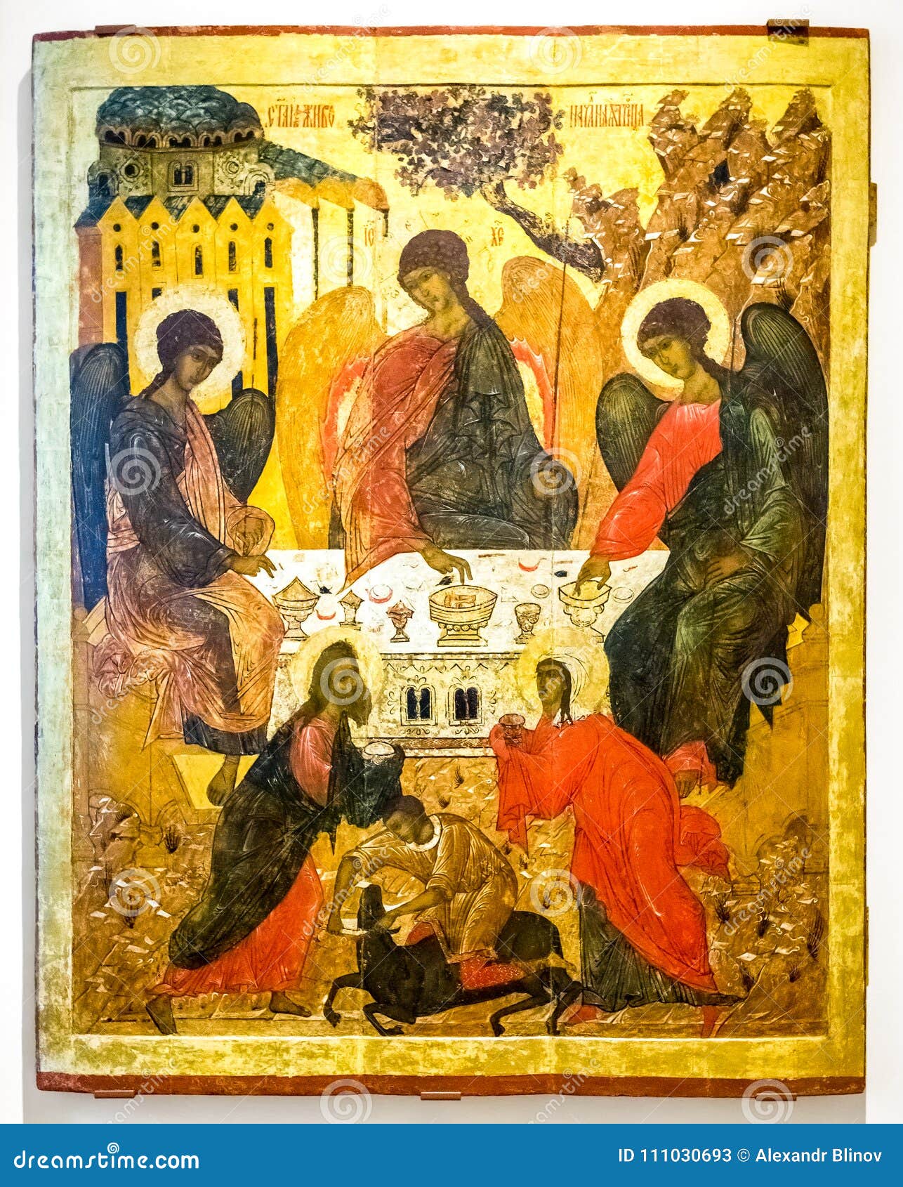 The Old Testament Trinity, 16th-17th Centuries Editorial Stock Photo ...