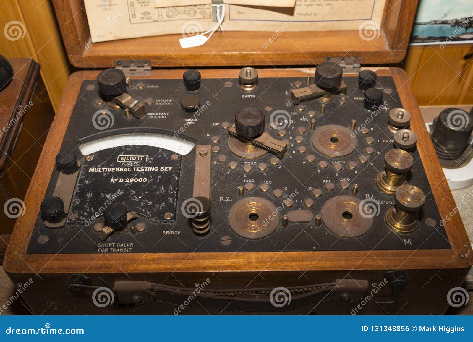 Old testing set from 1900 stock photo. Image of dial - 131343856