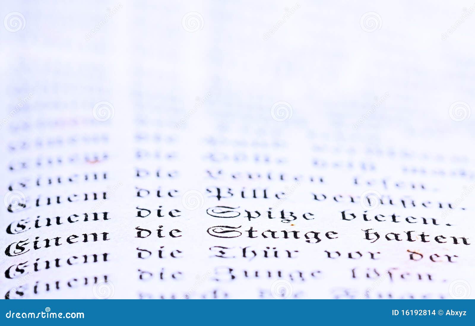 Old text stock photo. Image of write, abstract, writer - 16192814