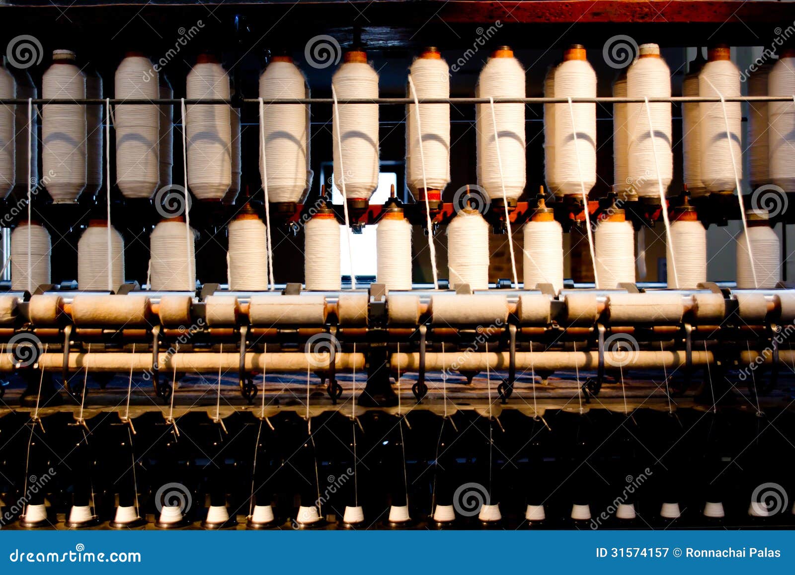 Old Textile Machine stock image. Image of material, industry - 31574157