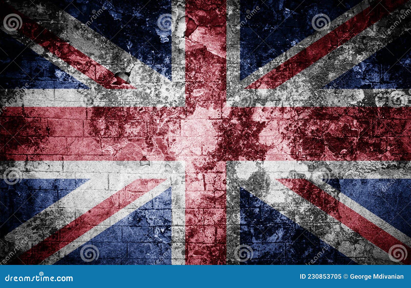 Texture Background with Flag Stock Image - Image of aged, political ...
