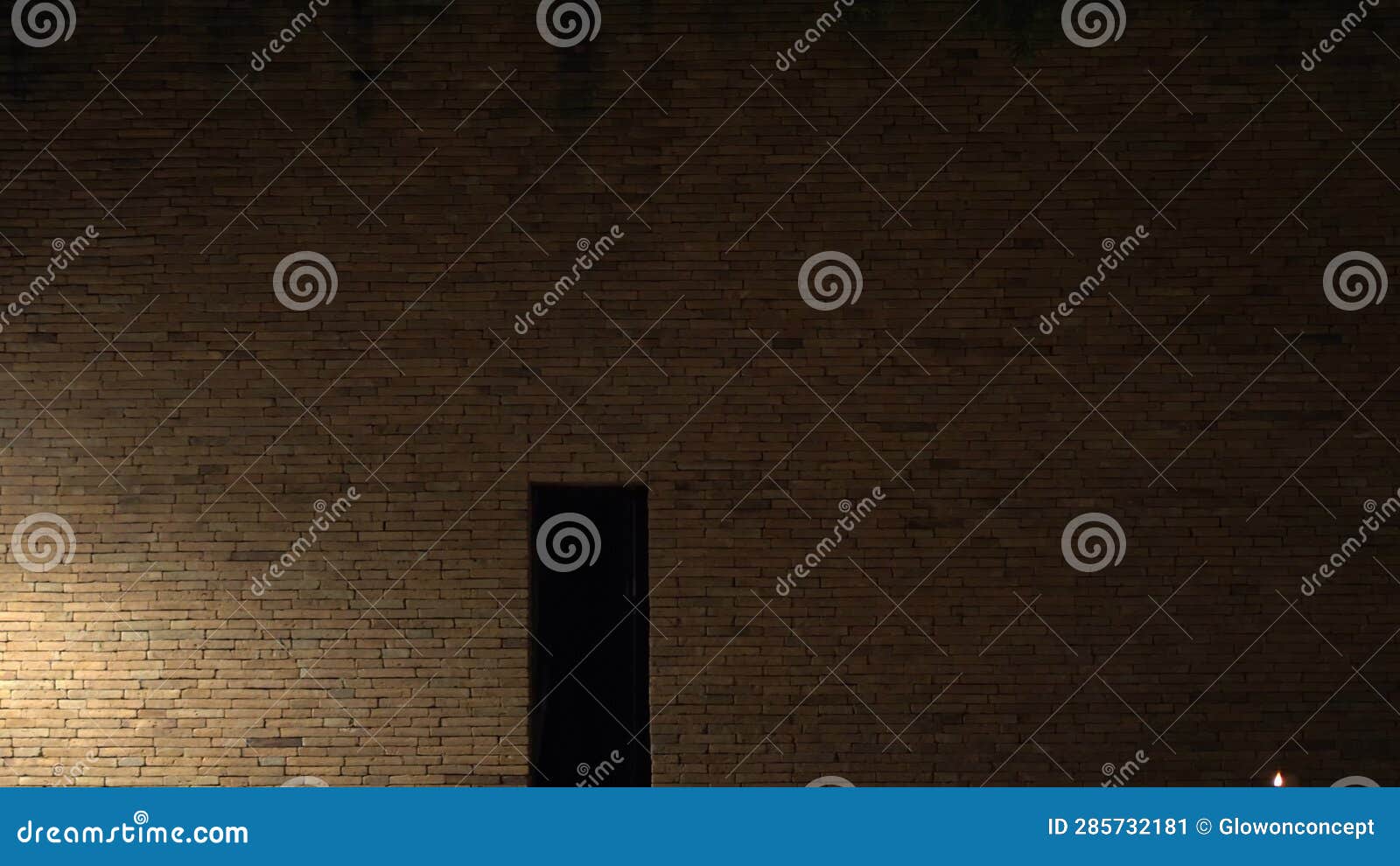 Old Texture Brick Wall Contemporary Architecture Design with Vertical ...