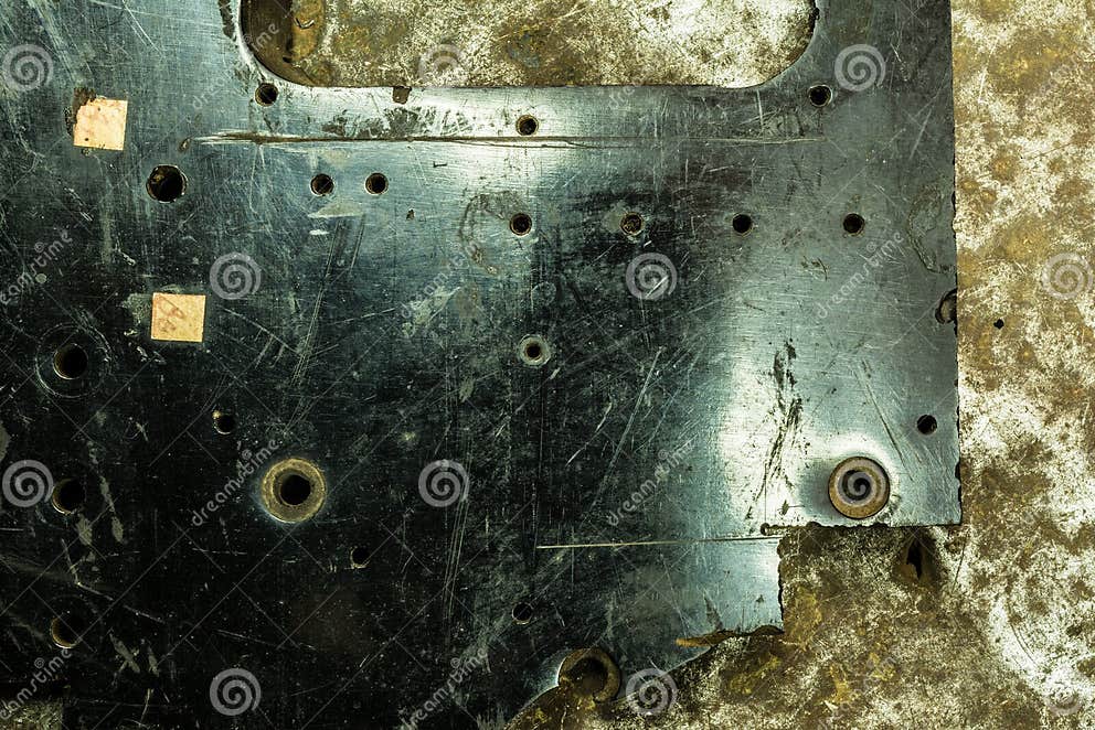 Texture of Soiled Scratched Textolite or Plastic, Close-up Abstract ...