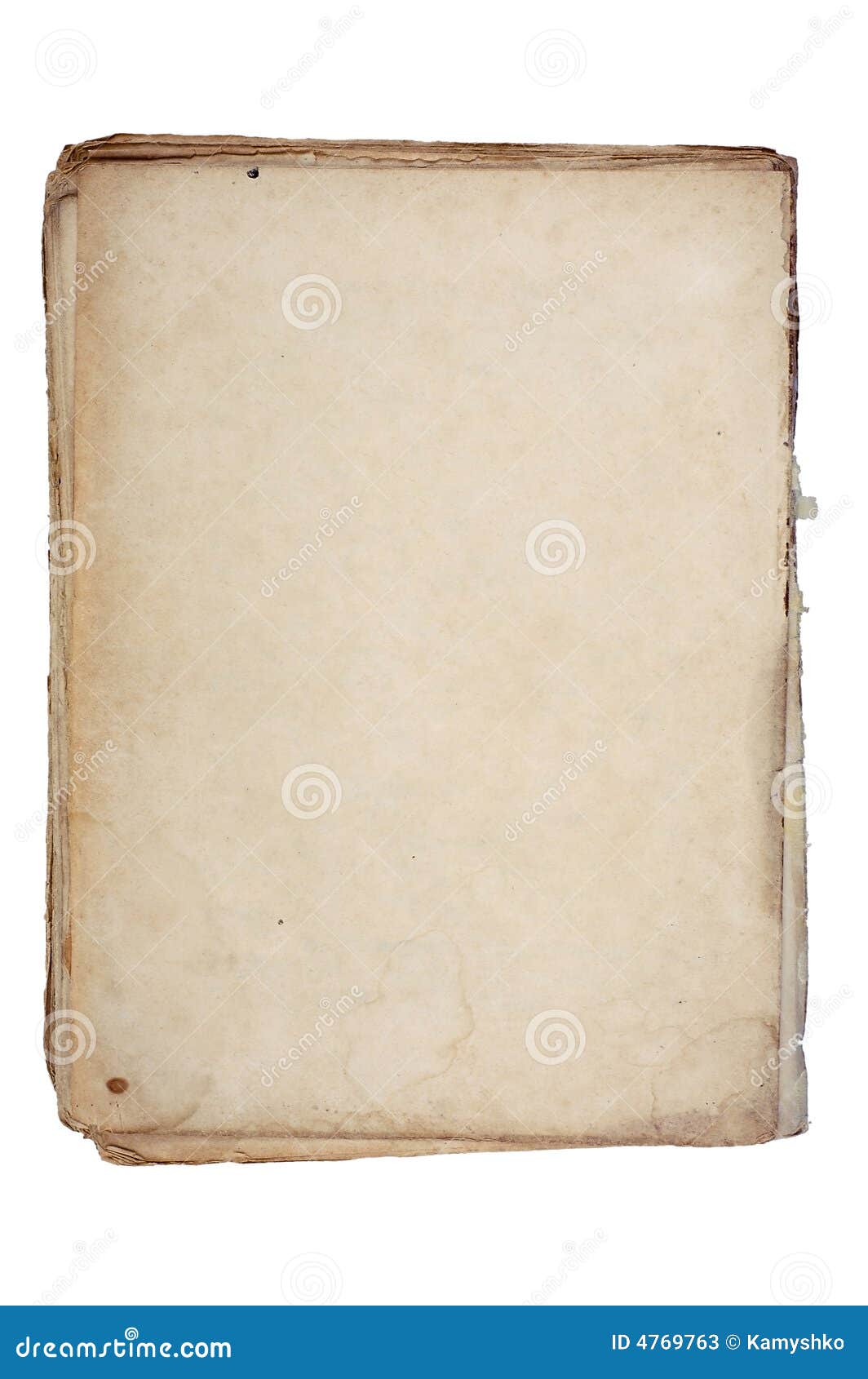 Old Textured Paper with Decrepit Edge. Stock Image - Image of aging ...