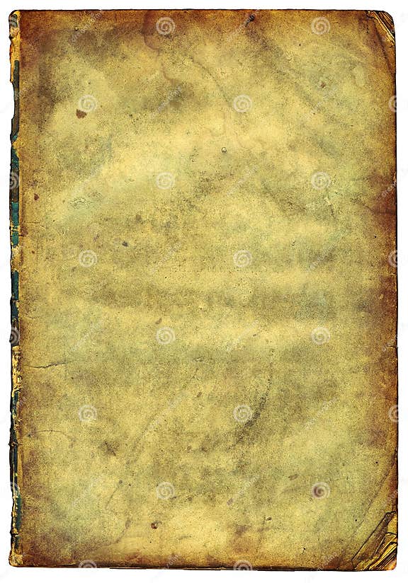 Old Textured Paper with Decrepit Edge (scan). Stock Image - Image of ...