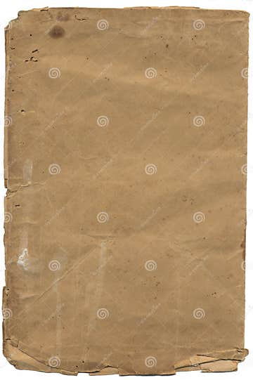 Old Textured Paper with Tattered Edge Stock Image - Image of paper ...