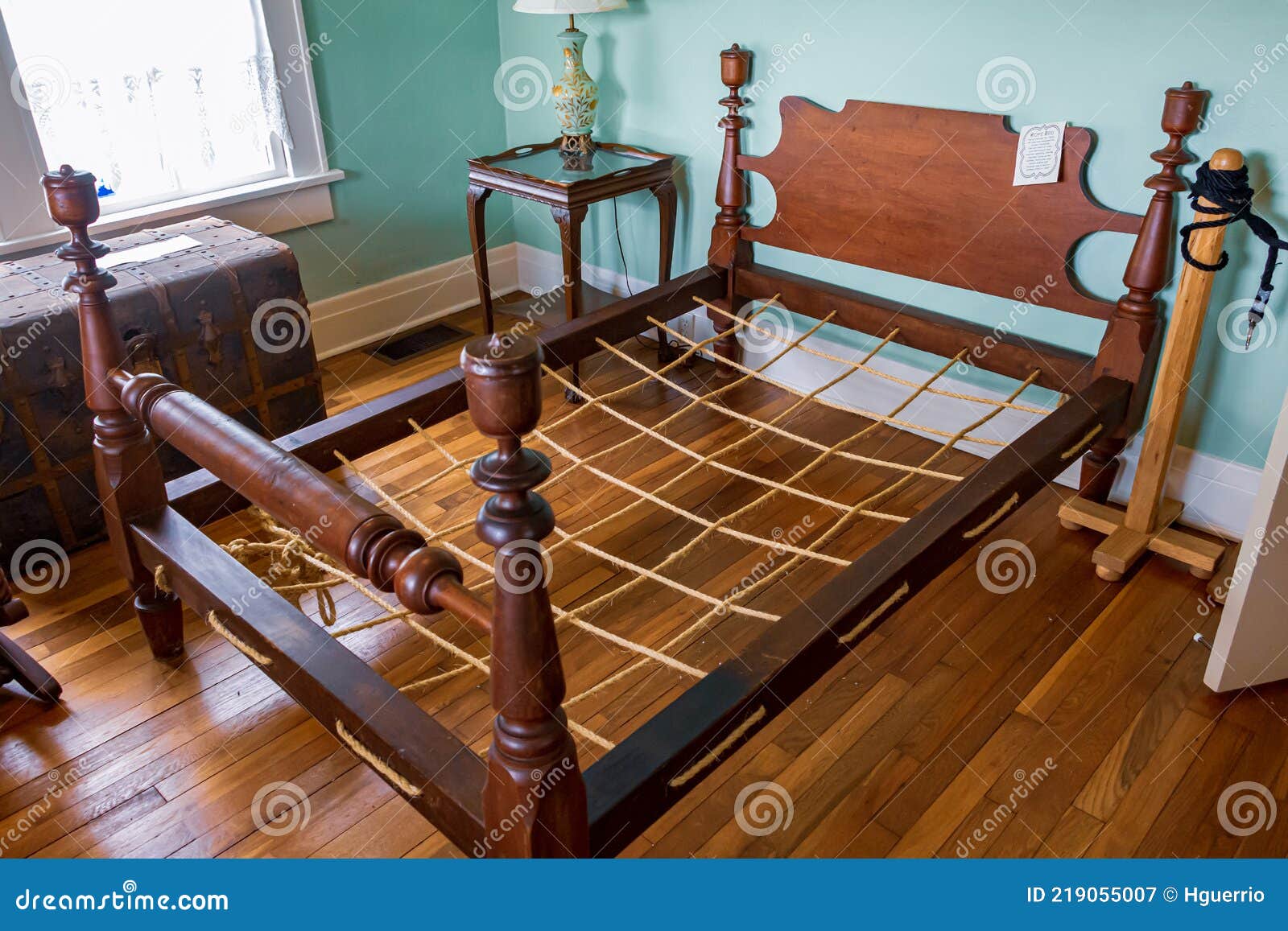Old 19th Century Rope Bed - Florida, USA Editorial Photography - Image ...