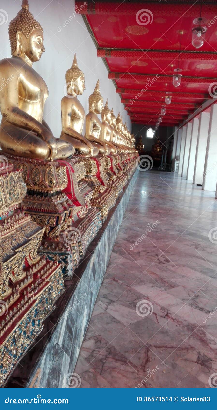 Old thai gold statues stock photo. Image of thai, gold - 86578514