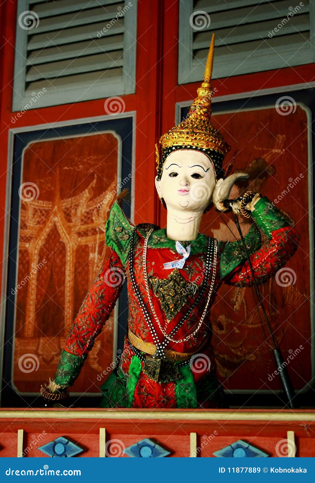 Old Thai puppet stock image. Image of siam, national - 11877889