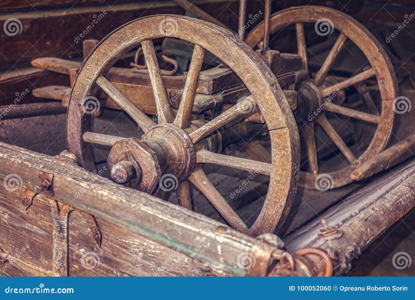 Old things in the barn stock photo. Image of storage - 100052060