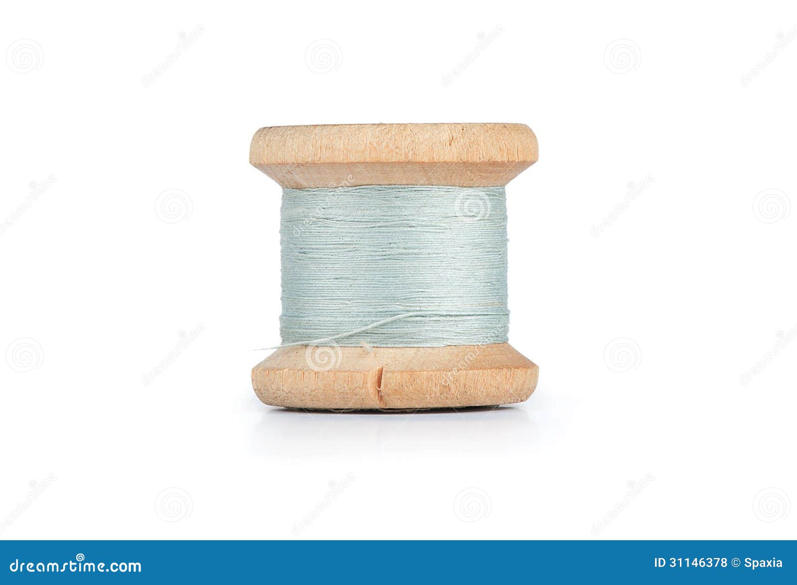 Old thread spool stock photo. Image of macro, isolated - 31146378