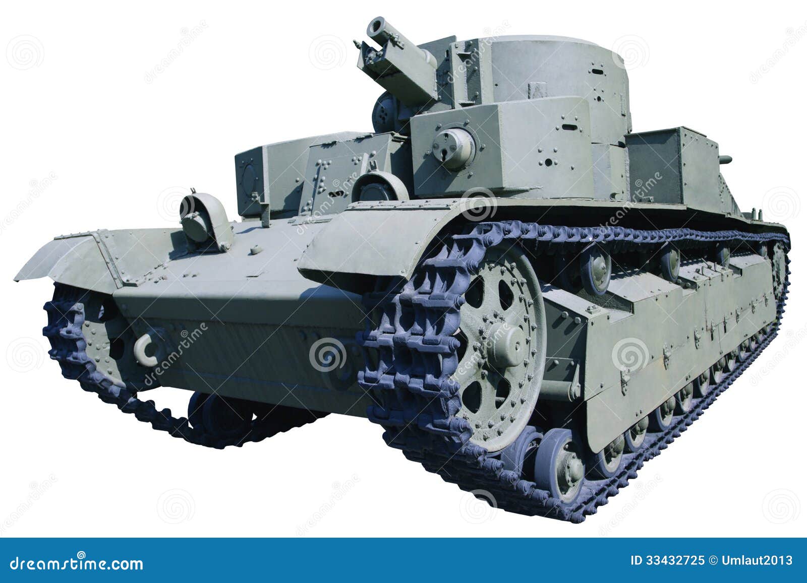 Old three-tower tank stock image. Image of turret, armoured - 33432725