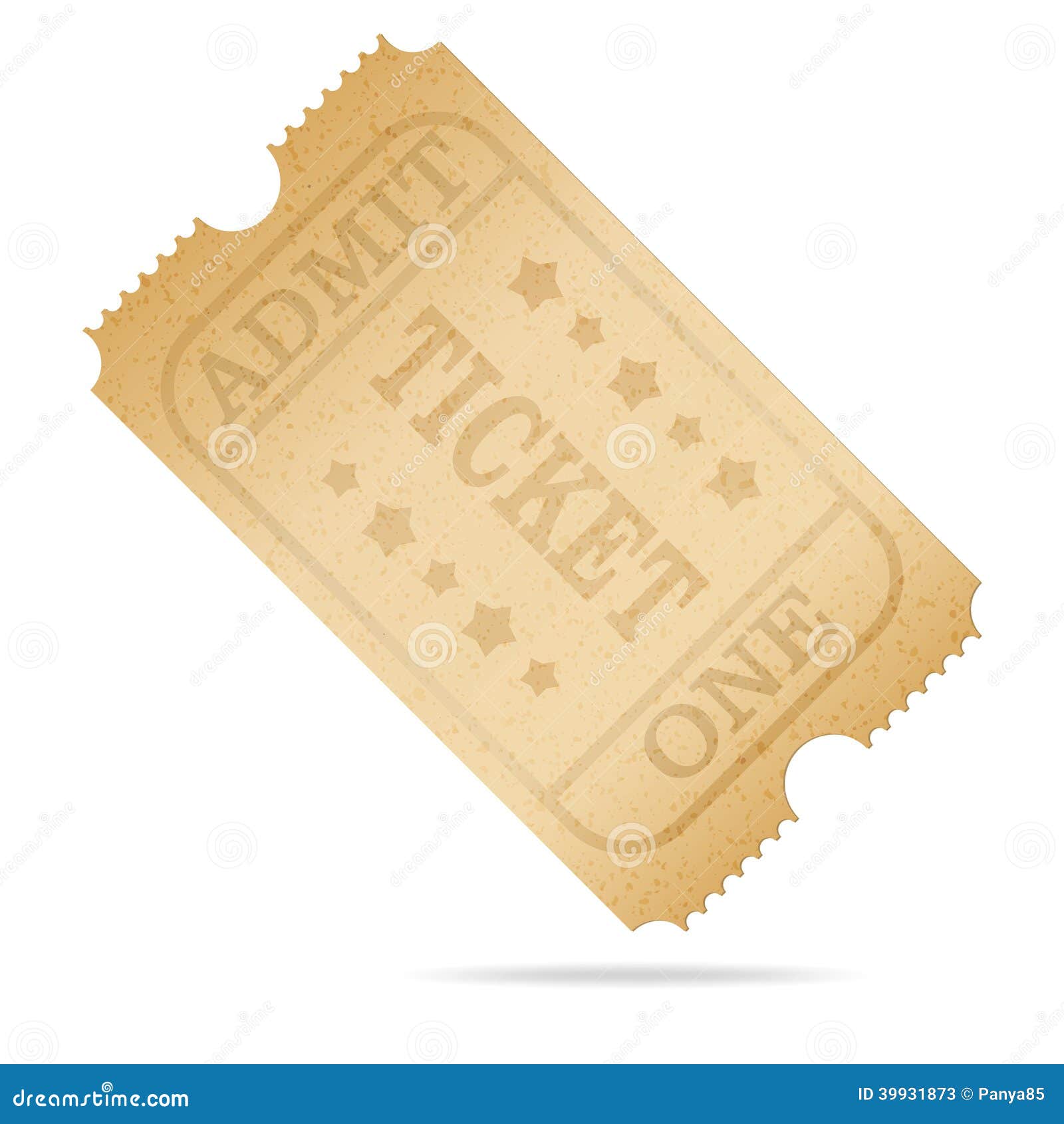 Old ticket stock vector. Illustration of counter, text - 39931873 Old ticket stock vector. Illustration of counter, text - 39931873