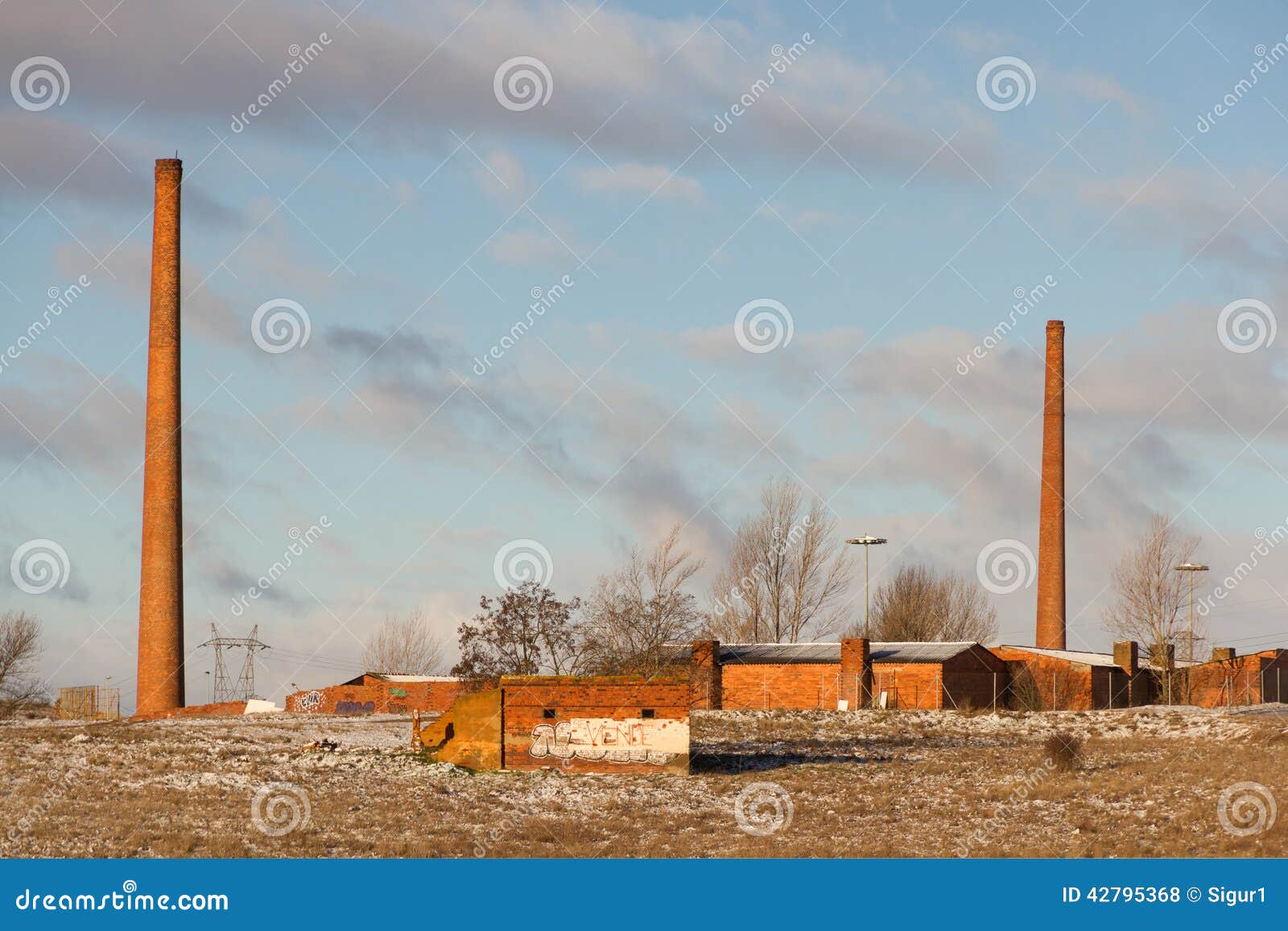 Old Tile Factory stock photo. Image of building, brickyard - 42795368