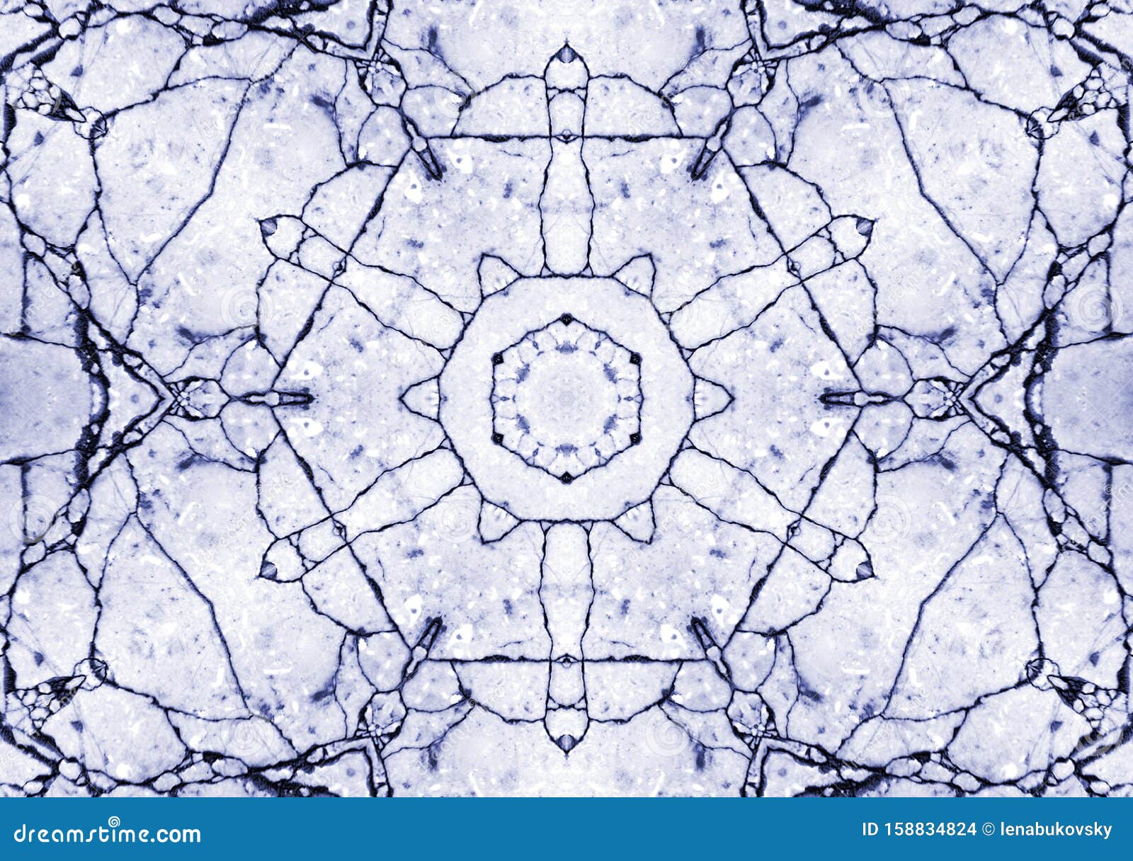 Old Ceramic Tile - Symmetrical Pattern in a Vintage Style Stock Photo ...